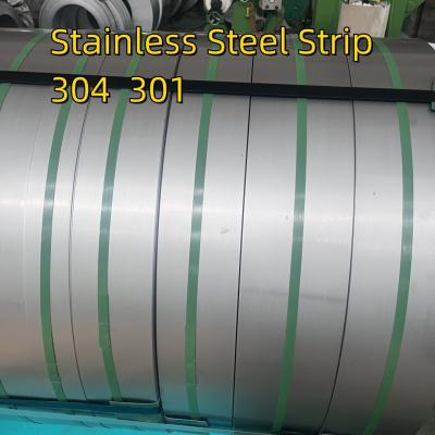 China 304 2D Finish 0.1mm Thickness  Cold Rolled Stainless Steel Coil DIN 1.4310 EN 1.4301 Tensile Strength 1000Mpa for sale