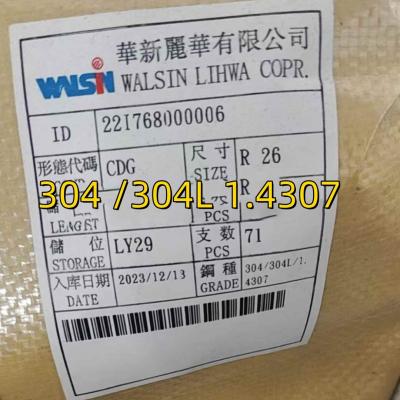 China ASTM A276 Hot Rolled 304 304L DIN 1.4307 Round Bar Cold Drawn 304L Round Bar Diameter 10 mm for sale