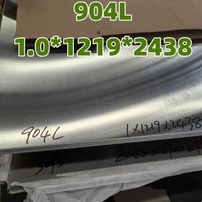 China SS904L Metallic Sheet Dimensions: Thk 1mm *1219*2438 ASTM B649  UNS N08904 Cold Rolled Stainless Steel Sheet for sale