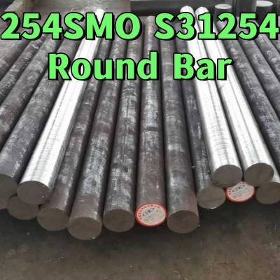 China Corrosion Resistance W.Nr1.4547 UNS S31254 254SMO  Stainless Steel Round Bar OD10-200MM  F44 Solid Rod With PMI for sale