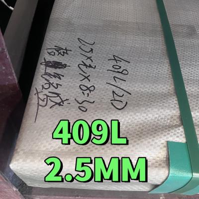 China SUS409L SUH409L 1.4512 Cold Rolled  Stainless Steel Sheet 0.5-3.0mm 2D Surface Automotive Applications for sale