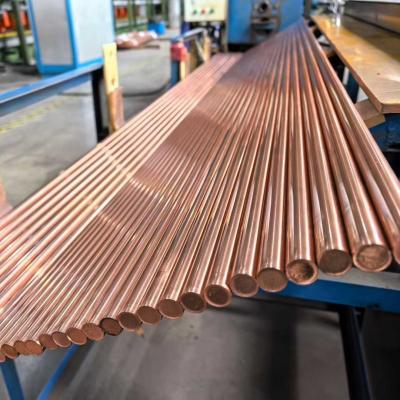China Oxygen Free Electionic OFE Copper Bar  Diameter 12mm 15mm 16mm C11000 Copper Rod for sale