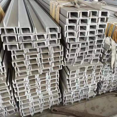 China Hot Rolled 201 304 316L Stainless Steel Channel Bar with Bright Surface U Channel for sale