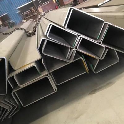 China 316L Stainless Steel Large Diameter 100*50 - 400*200mm Hot Rolled U Channel Bending Channel for sale