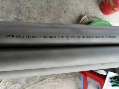 China ASTM A312 TP316L SS Seamless Pipe with Cold-Drawn Technique and Polished Surface SUS316L Stainless Steel Pipe for sale