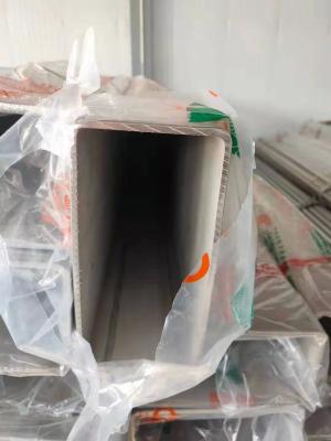 China 304 Grade Stainless Steel Square Pipe with Polished Surface and OD 6-630mm for sale