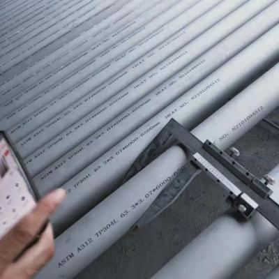 China Annealed & Pickled 304 Stainless Steel Pipe Hot Rolled Seamless Tube OD 6-630mm for sale