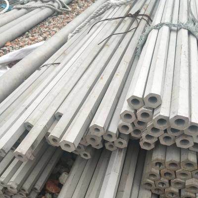 China Hexagonal Cold Drawn ASTM AISI304 316L 310S 2205 Stainless Steel Seamless Tube for sale
