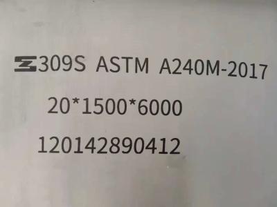 China Hot Rolled 309S Stainless Steel Plate SUS 309S Plate Corrosion Resistant High Temperature Resistant for sale