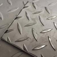China 304 Stainless Steel Chequered Plate SUS304 Checked Plate with Hot Rolled Technique and Polished Surface for sale