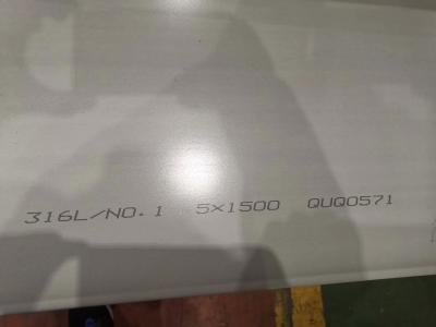 China Hot Rolled 3-60mm ASTM A240 316L Stainless Steel Plate for Industrial Applications for sale
