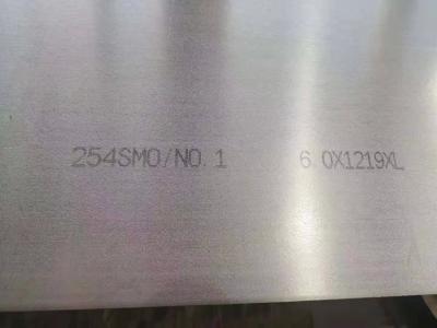China Corrosion Resistant 254SMo Stainless Steel Plate with High Molybdenum Content and Cold Rolled Technique for sale