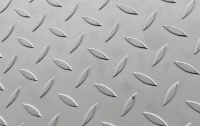 China Perforated Anti-Slip Stainless Steel Checkered Plate 201 304 316L Decorative Embossed for sale