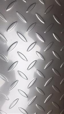 China Hot Rolled Stainless Steel Checkered Plate 201 304 316L with Polished Surface for Anti Slip Applications for sale