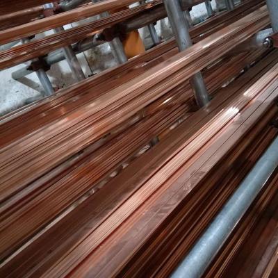 China C10200 ASTM Standard Oxygen-Free Copper Flat Bar with High Electrical Conductivity and Round Bar Options for sale