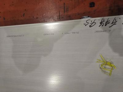 China Hot Rolled 316Ti / S31635 Stainless Steel Plate 3.0 - 40.0mm for High Temperature Applications for sale
