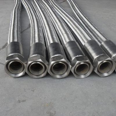 China 304 Stainless Steel Flexible Metal Hose with Customizable Length and Diameter for High Working Pressure (10-35MPa) for sale
