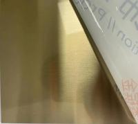 China 304 Stainless Steel Sheet with Mirror Finish Rose Gold and Hairline Surface for Decorative Applications for sale