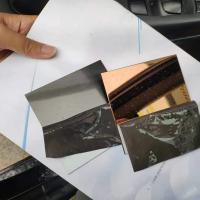 China Bronze Mirror Grey Color Cold Rolled Stainless Steel Sheet and Plate for Decorative Applications for sale