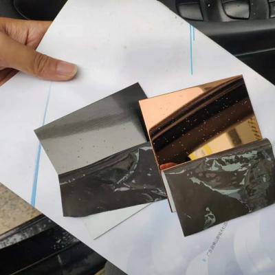 China Bronze Mirror Grey Color Cold Rolled Stainless Steel Sheet and Plate for Decorative Applications for sale
