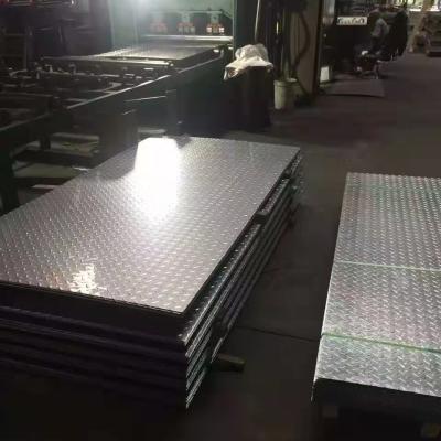 China 304 Stainless Steel Sheet with 2.5mm Thickness and Checkered Surface Hot Rolled Stainless Steel Plate for sale