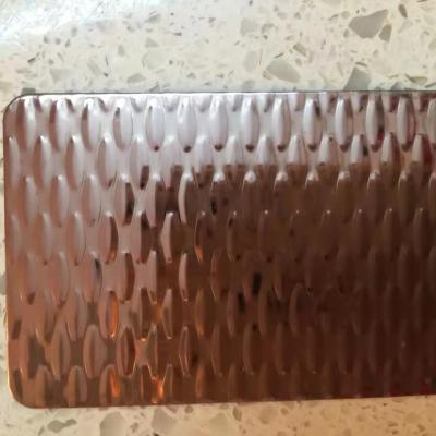 China ASTM Standard 304 321 310S Grade Hot Rolled Stainless Steel Checkered Plate with Tear Drop Design for sale