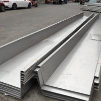 China Corrosion Resistant Stainless Steel Drain Gutter with Bright Surface and Custom Cutting for House Roof Application for sale
