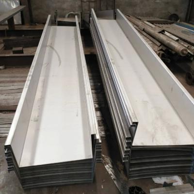 China 304 Stainless Steel Rain Water Gutter Custom Size Corrosion Resistant Stainless Guttering for sale