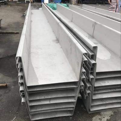 China 304 Stainless Steel Water Gutter with Cold Rolled Technique and Bright Surface Finish for sale