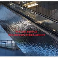 China 304 Grade Water Ripple Mirror-Polished Stainless Steel Sheet for Decorative Ceiling Panels for sale