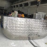 China JIS Stamped Polished Water Ripple Stainless Steel Sheet 0.4 - 1.5mm Thickness for Dining Room for sale