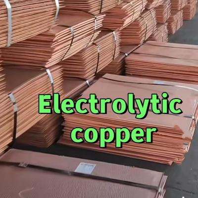 China LME  Copper Plate Sheet  Cu-OFE Grade Pure Electrolytic Copper Cathode 99.9% 1020mmX980mmX10mm for sale