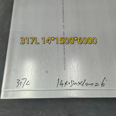 China ASTM A240 317L 1.4438 Hot Rolled Stainless Steel Plate with No.1 Surface and 3.0 - 16.0mm Thickness for sale