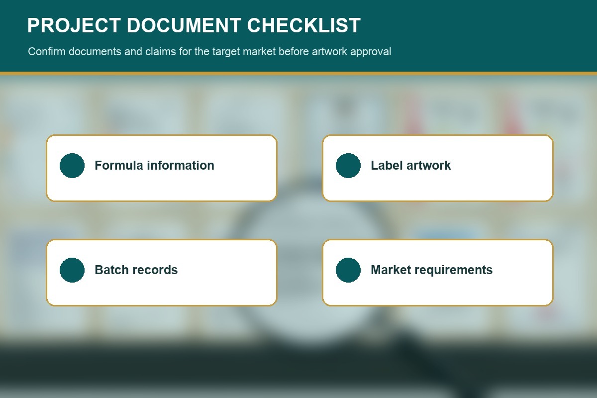 OEM project documentation checklist