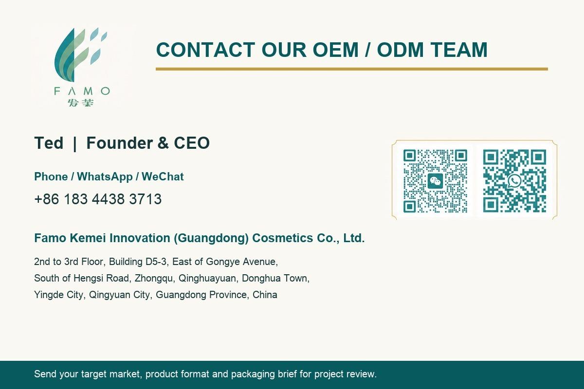 Contact Famo Kemei for OEM ODM OBM projects