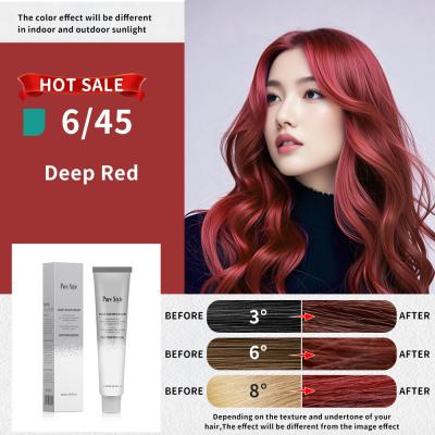 China Private Label Hair Coloring Product Organic Hair Dye with 47 Colors Hair Dye Cream Wholesale Hair Color Manufacturer for sale