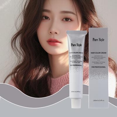 China Best Selling High Quality Low Ammonia Salon Hair Dye Cream OEM Wholesale 47 Popular Colors Hair Color Manufacturer Supply for sale