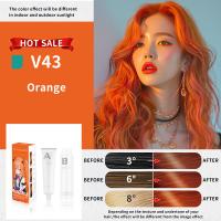 China 100ml*2 Permanent Hair Dye Set Herbal Formula Harmless Non Irritating for Home OEM  Hair Color Manufacturer Supply for sale