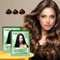 China Herbal  hair dye shampoo Fast Black Organ Bubble Hair Dye Shampoo Herbal Formula  OEM Available Hair Dye Factory Supply for sale