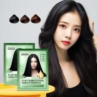 China PureStyle hair dye shampoo Fast Black Organ Bubble Hair Dye Shampoo Herbal Formula Harmless for Hair OEM for sale