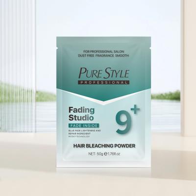 China 50g Hair Bleaching Powder Herbal formula Blue Hair Color Powder Dust Free Factory Wholesale OEM ODM for sale