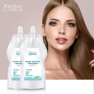 China Damage Repair  Acidic Keratin Treatment Cream Smooth Keratin Hair Treatment OEM Hair Dye Factory for sale