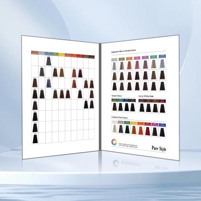 China Purestyle Premium Quality Professional Hair Color Chart 47 Colors for Salons OEM ODM for sale
