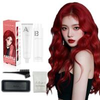China Herbal Home Hair Dye Kit 200ml Cream  Ammonia Free Organic Hair Dye Hair Color Manufacturer Supply for sale