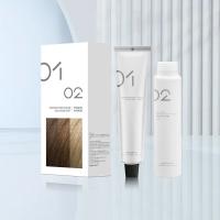 China Ammonia Free Home Hair Dye Cream Kit 100ml with Preoxide Cream  OEM Hair Dye Factory Wholesale for sale