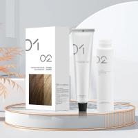 China Ammonia Free Home Hair Dye Cream Kit 100ml with Preoxide Cream  OEM Hair Dye Factory Wholesale for sale