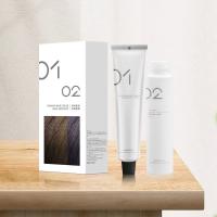 China Factory Low Ammonia Peroxide Cream Semi Permanent Hair Dye 100ML For Home OEM Available for sale