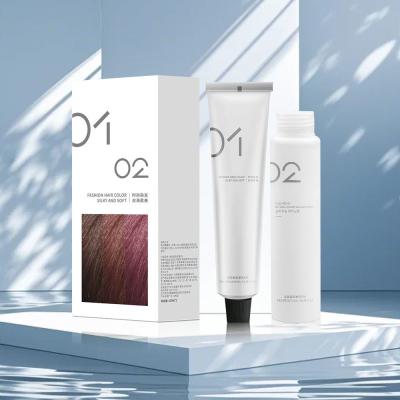 China Low Ammonia Home Hair Dye Cream Kit Cosmetic Grade For Dyeing Easy Application OEM for sale
