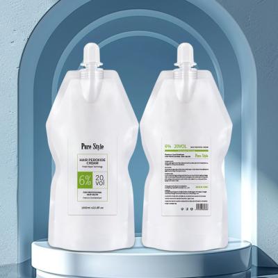 China 3% 6% 9% 12% Peroxide Hair Developer Cream ODM/OEM Hair Oxidant Cream 1000ml OEM Hair Dye Factory for sale