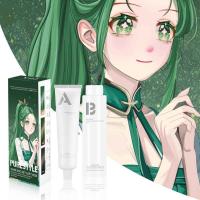 China Organic Permanent Hair Dye Cream Set 11 Fashion Colors Ammonia Free OEM Hair Color Manufacturer Supply for sale